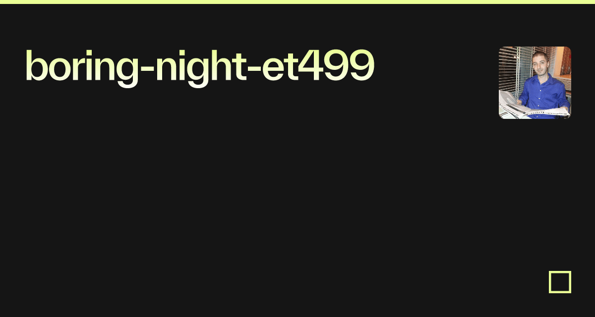 boring-night-et499 - Codesandbox