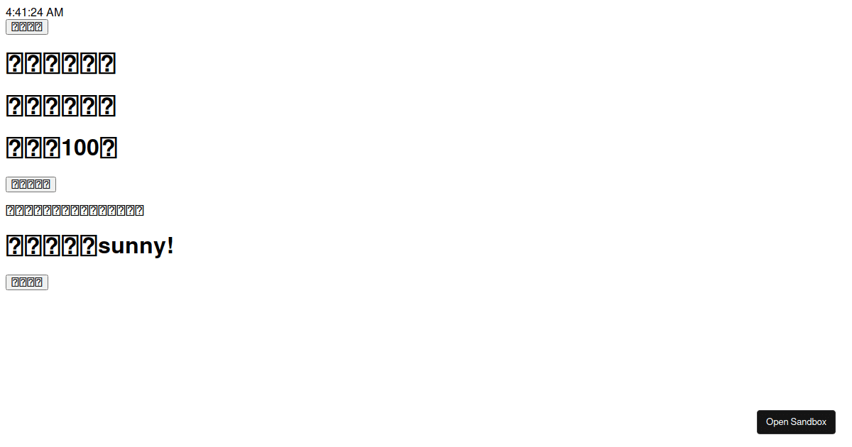 Day23 - Lifecycle (Codecademy) - Codesandbox