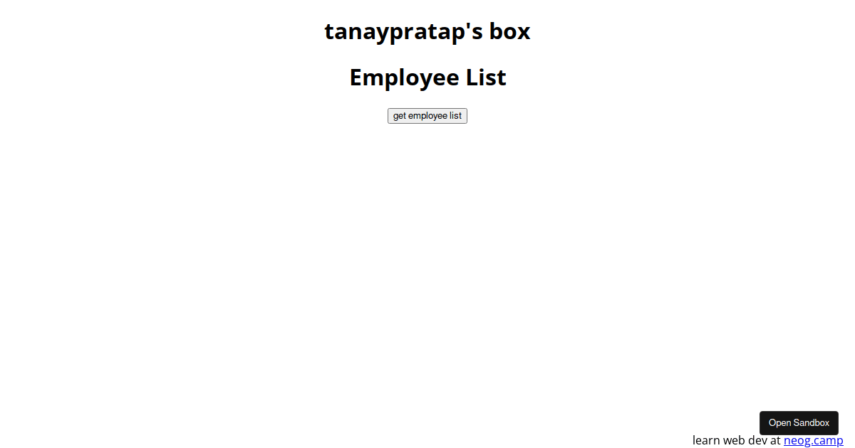 Api Call On Button Click Console Challenge Codesandbox