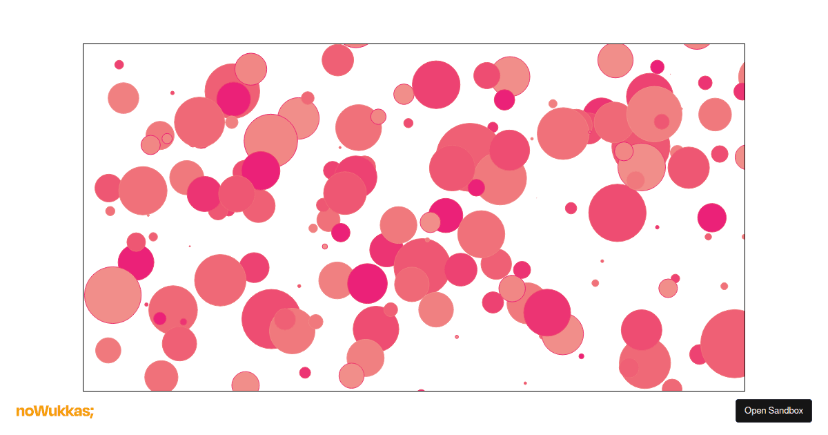 SVG Circles - Codesandbox