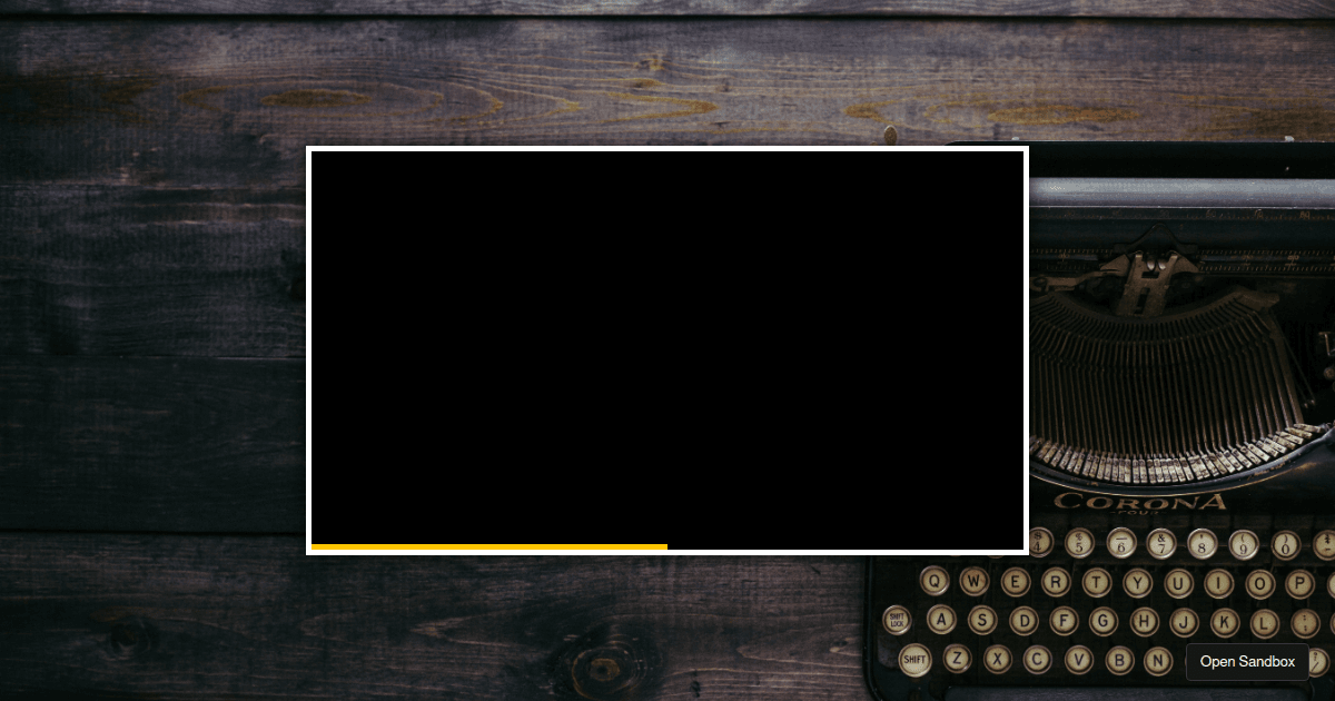custom-video-player - Codesandbox