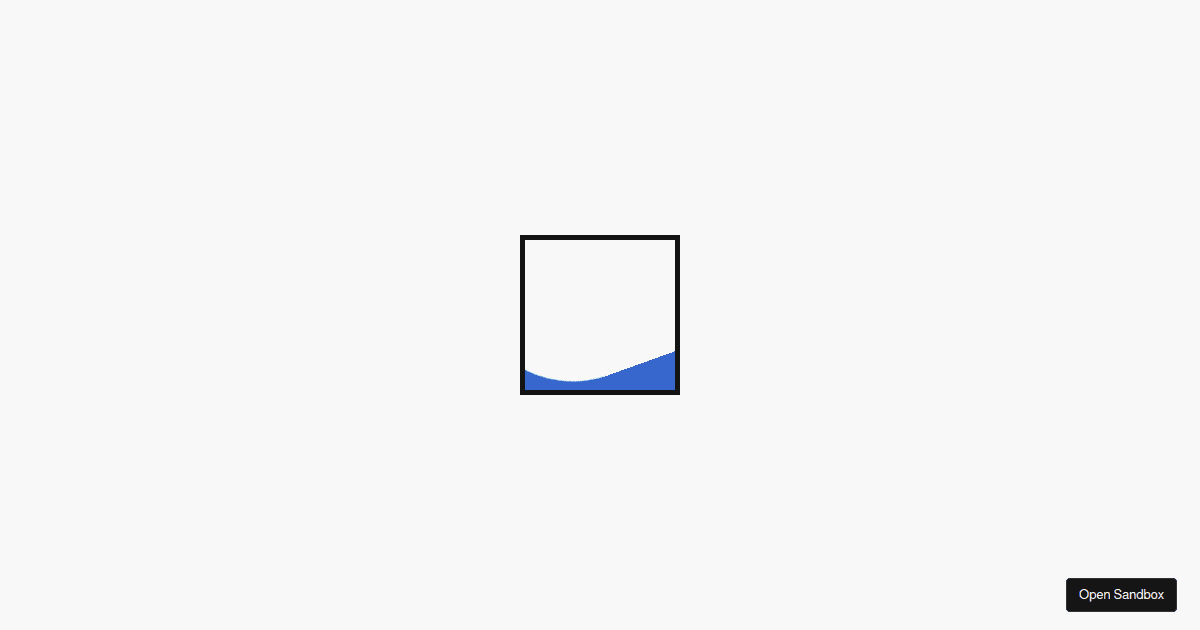 water-fill-animation - Codesandbox