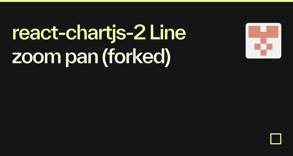 react-chartjs-2 Line zoom pan (forked) - Codesandbox