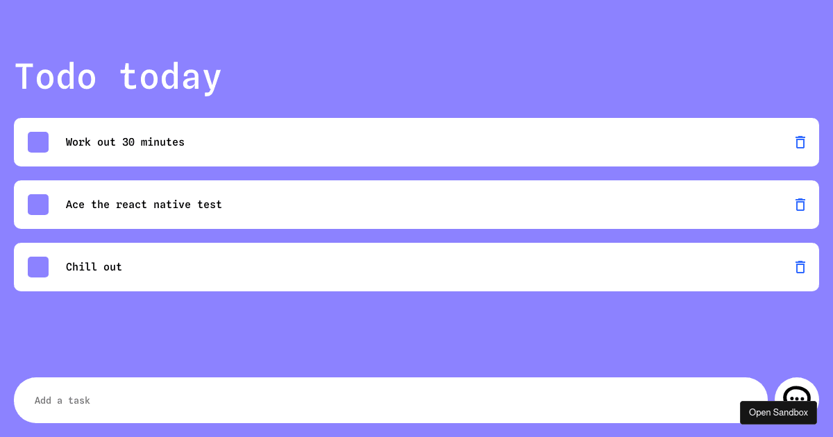 todolist - Codesandbox