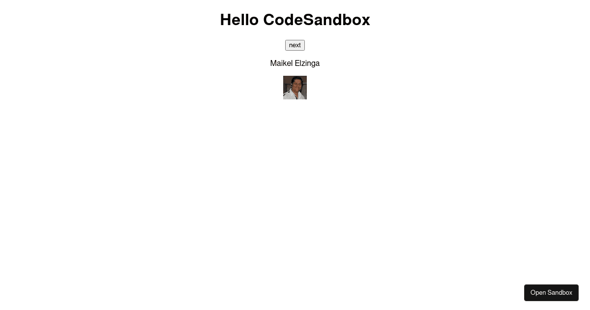 React Typescript Codesandbox