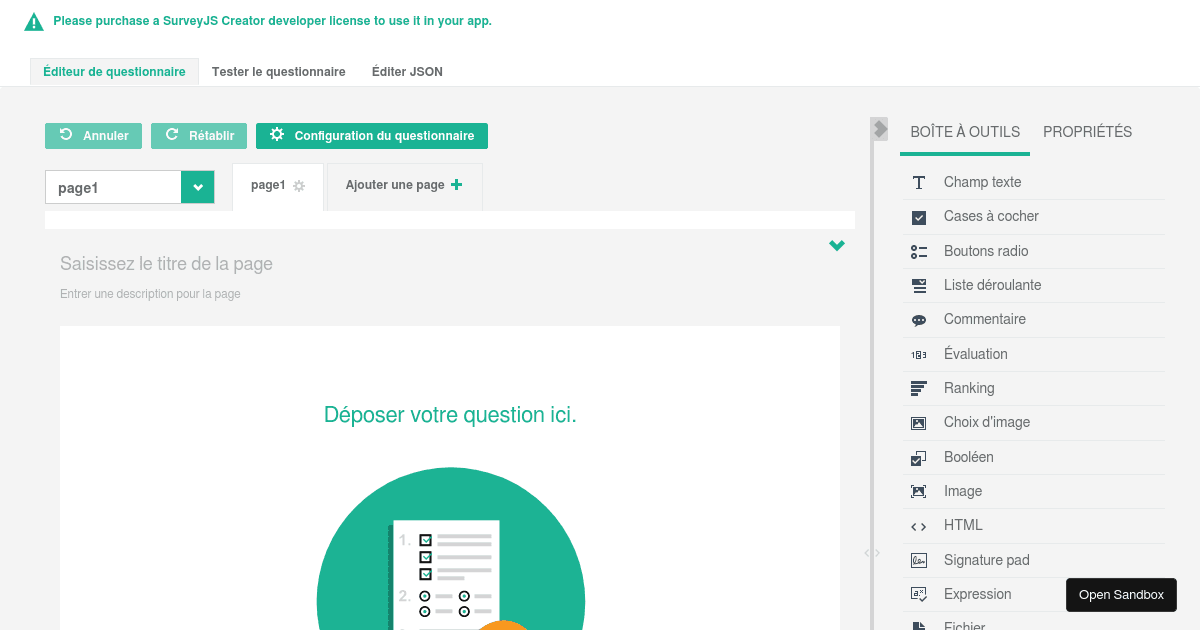 surveyjs-creator-vue - Codesandbox