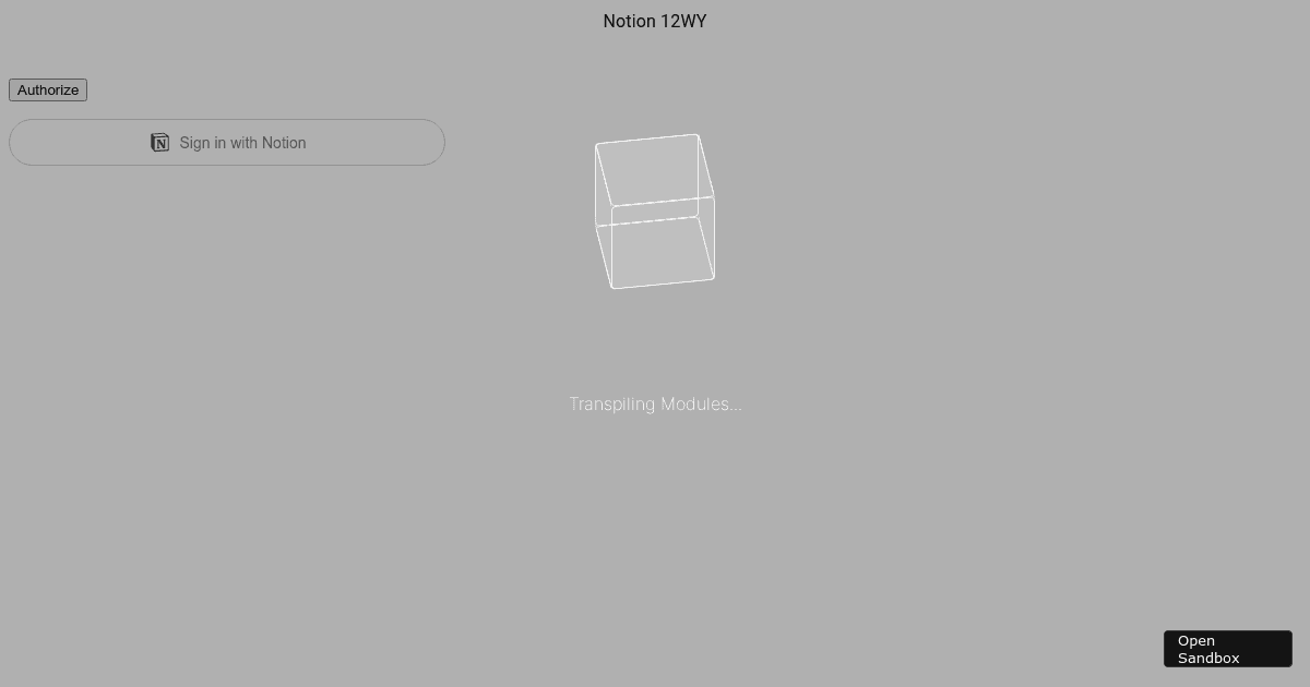 Reactjs Notion 12wy Supabase Codesandbox