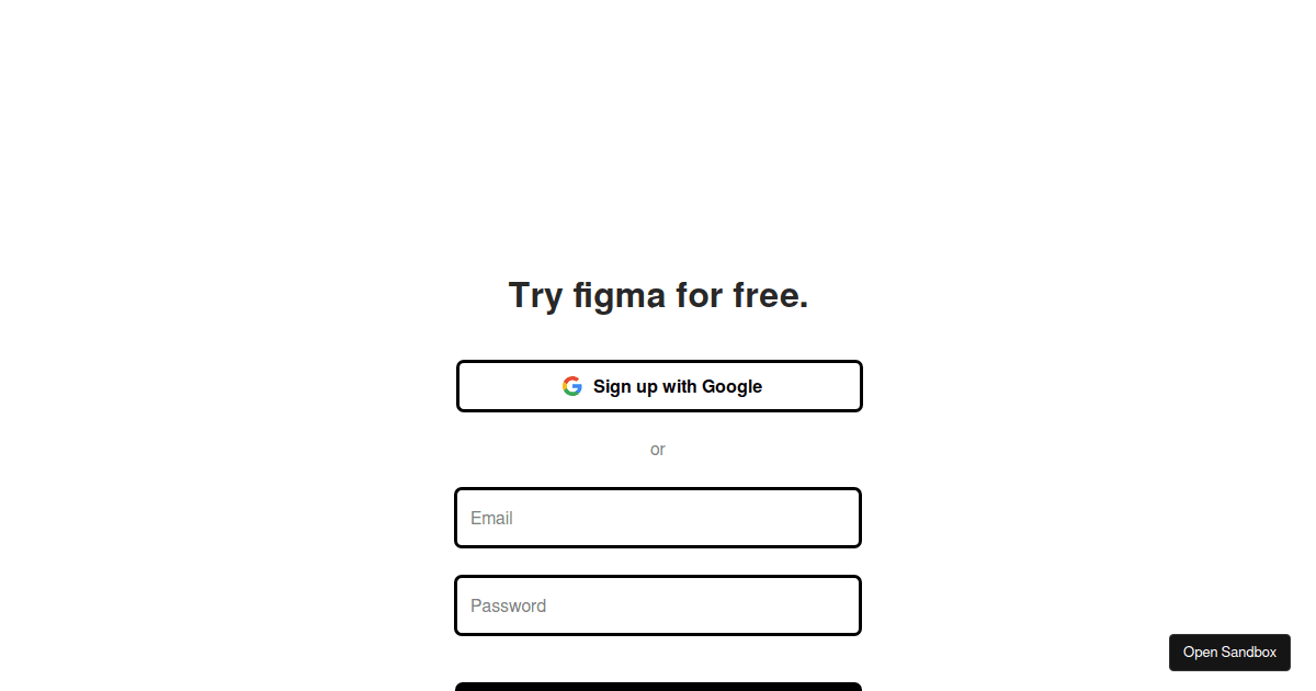 figma - Codesandbox