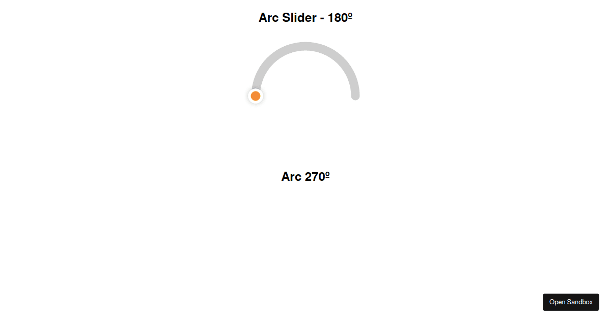 reacjs-circular-arc-slider - Codesandbox