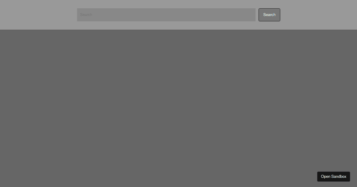 wikipedia api - Codesandbox