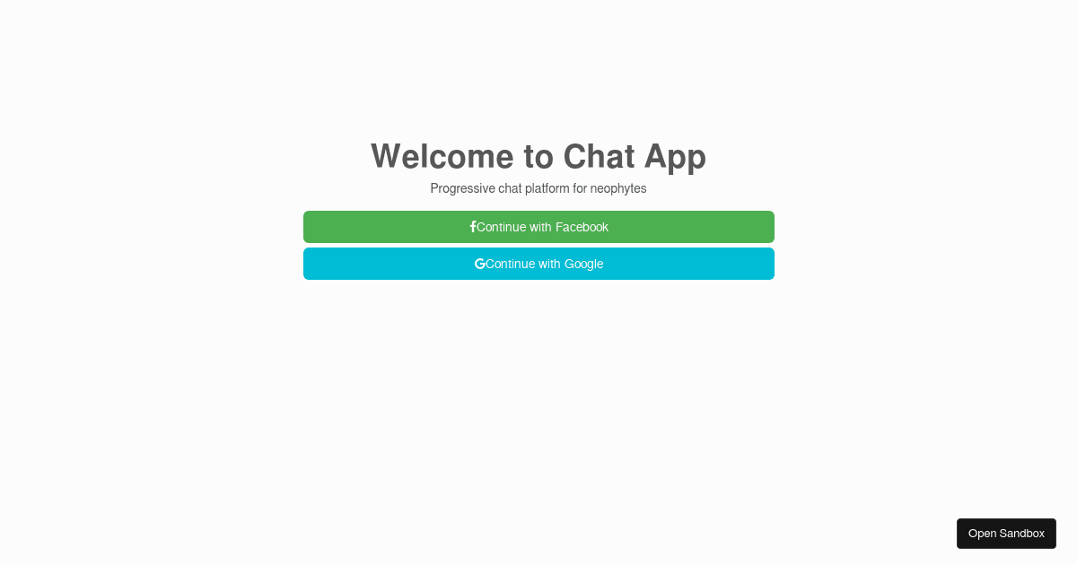 chat-app - Codesandbox