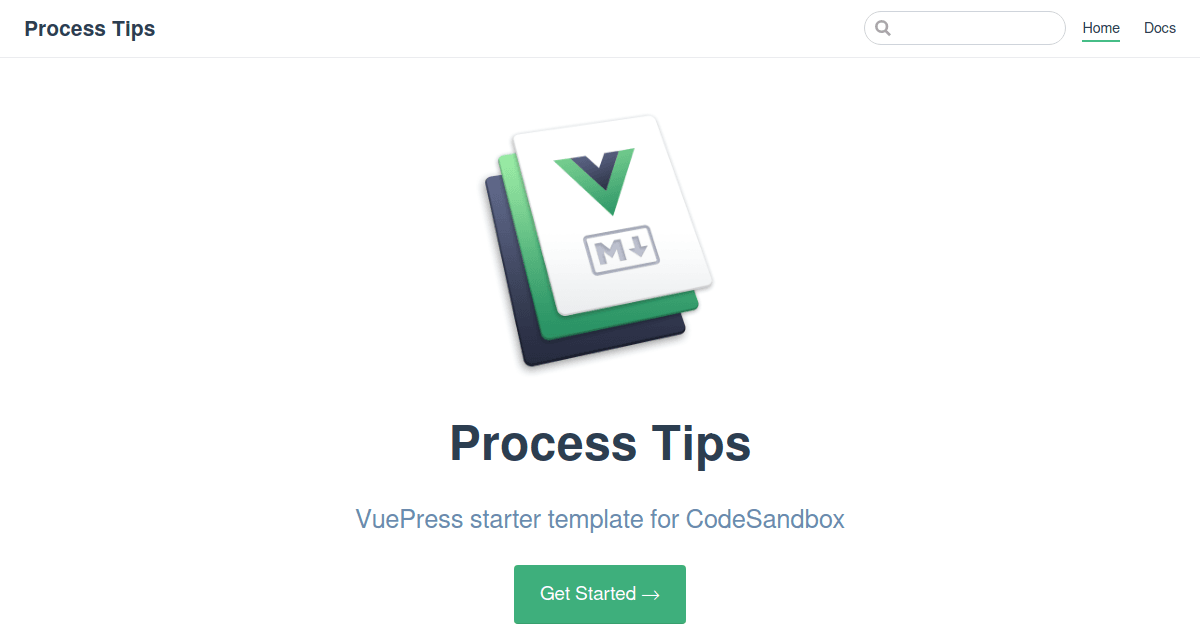processtips-vuepress - Codesandbox