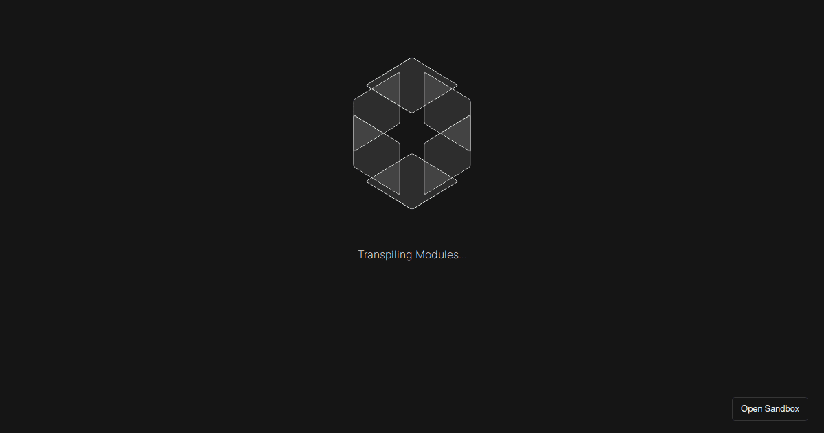 Ionic React RC1 Blank Template - Codesandbox