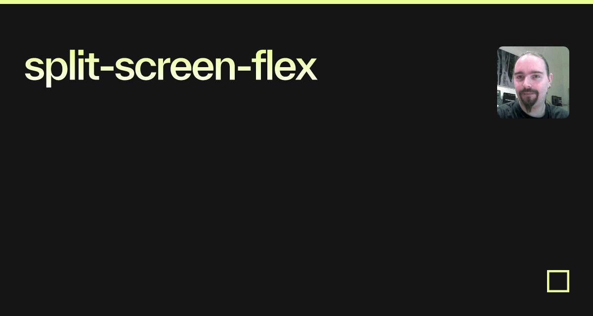 split-screen-flex - Codesandbox