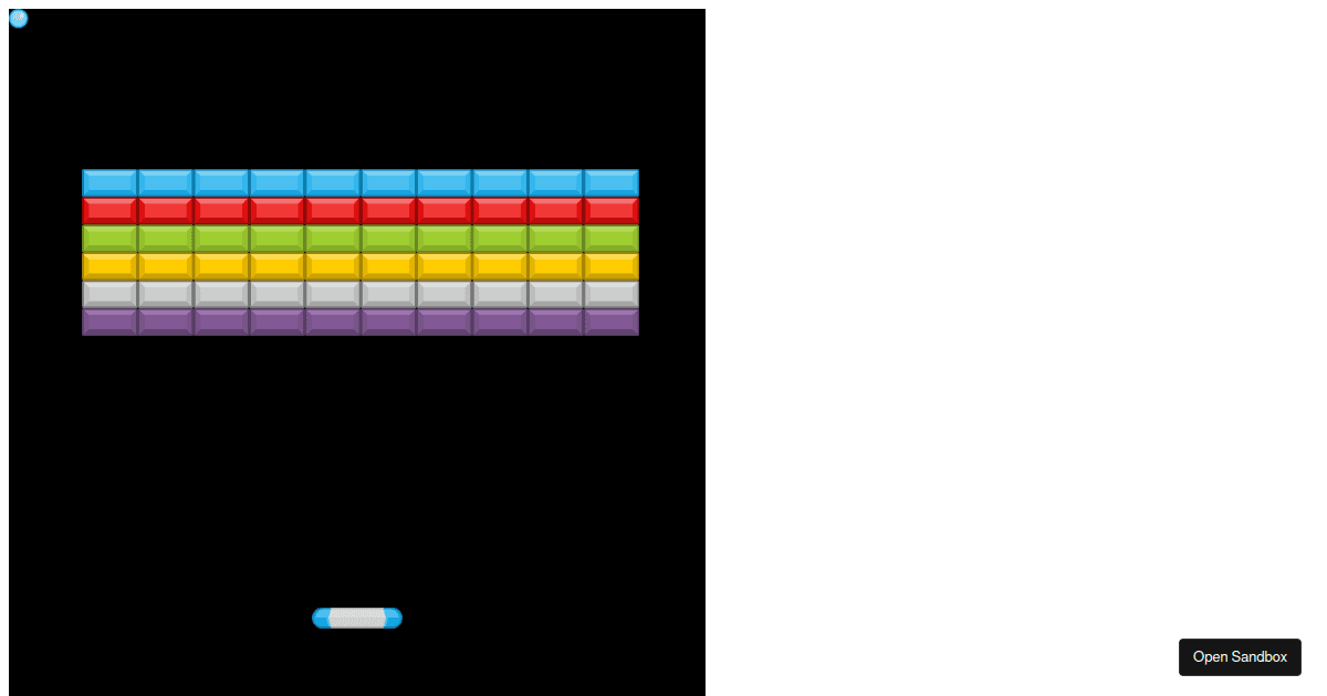 Breakout - Codesandbox