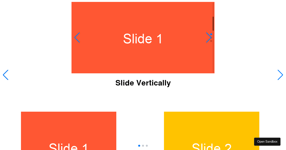 2 Swipers in HTML STATIC With Swiper JS - Codesandbox