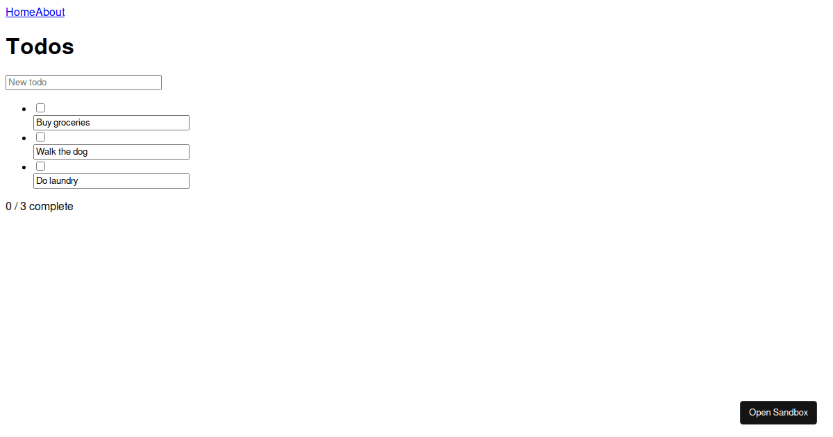 Miragejsreact Demo Codesandbox