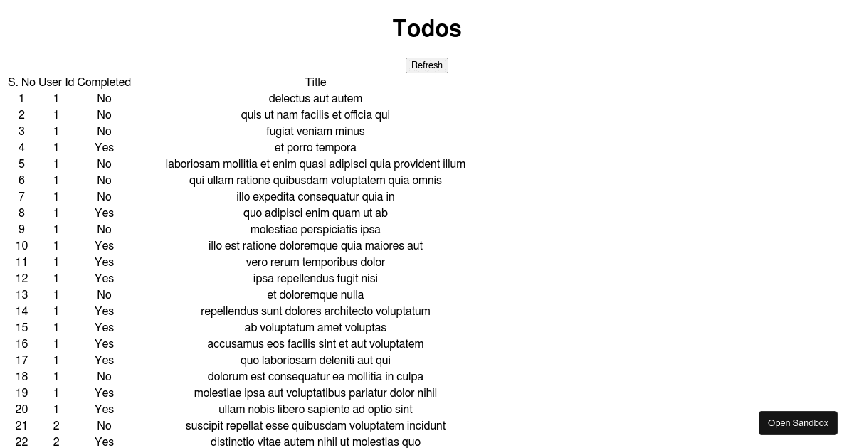learningReact - Codesandbox
