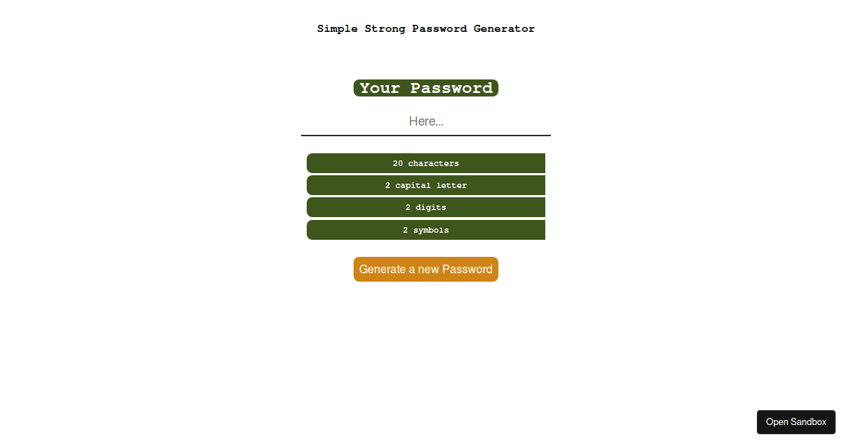 patient-passGenerator - Codesandbox