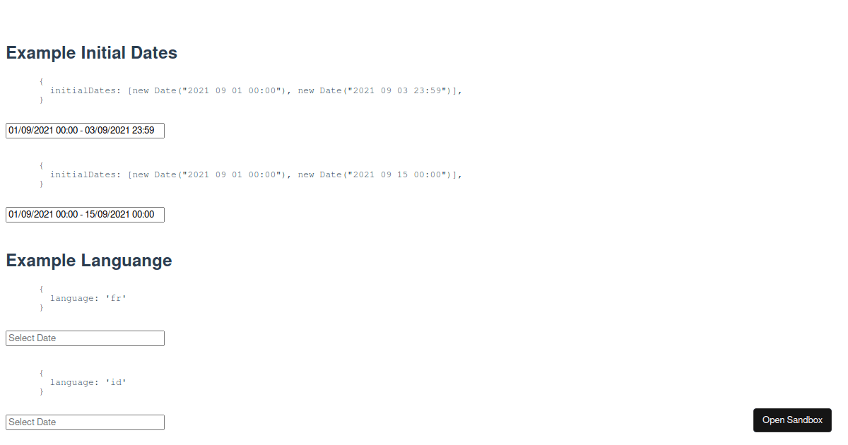 example vue-time-date-range-picker (forked) - Codesandbox