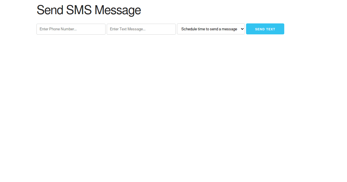 bradtraversy/nodetextapp - Codesandbox
