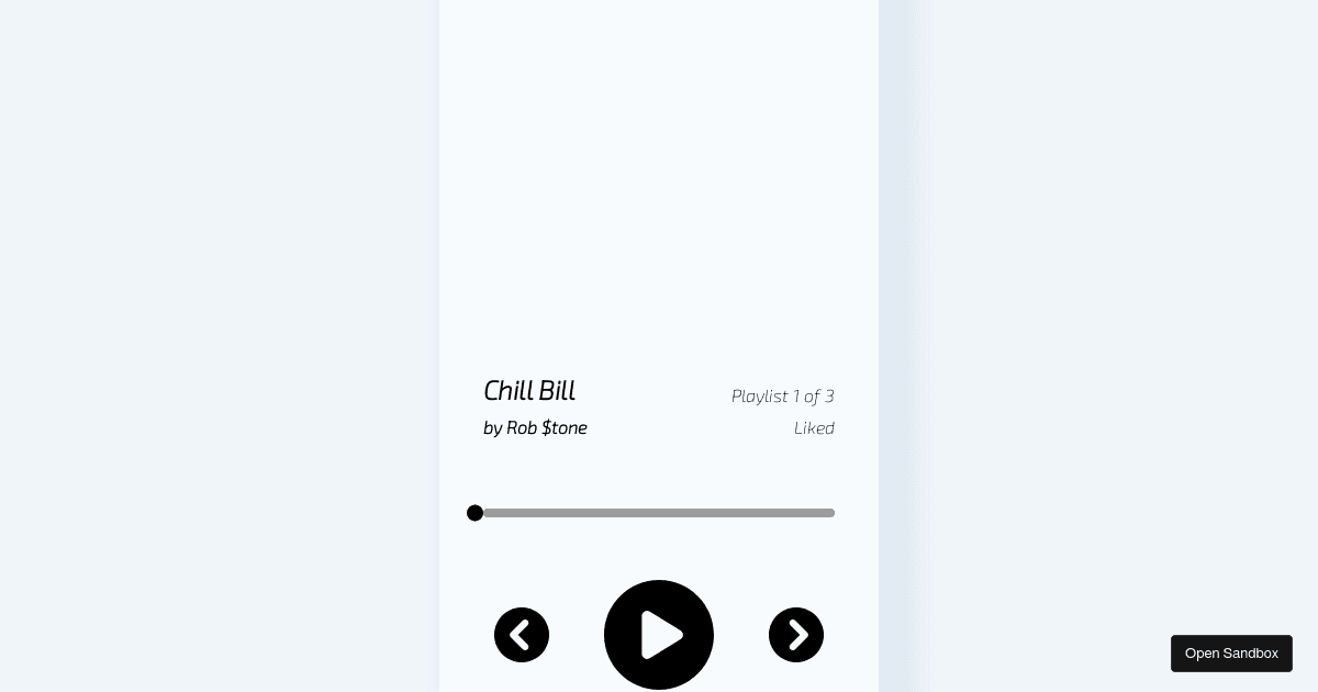 SanXzhar/Music-Player - Codesandbox