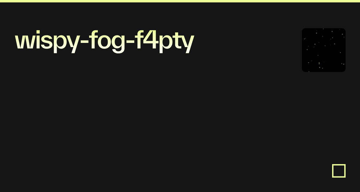 wispy-fog-f4pty - Codesandbox