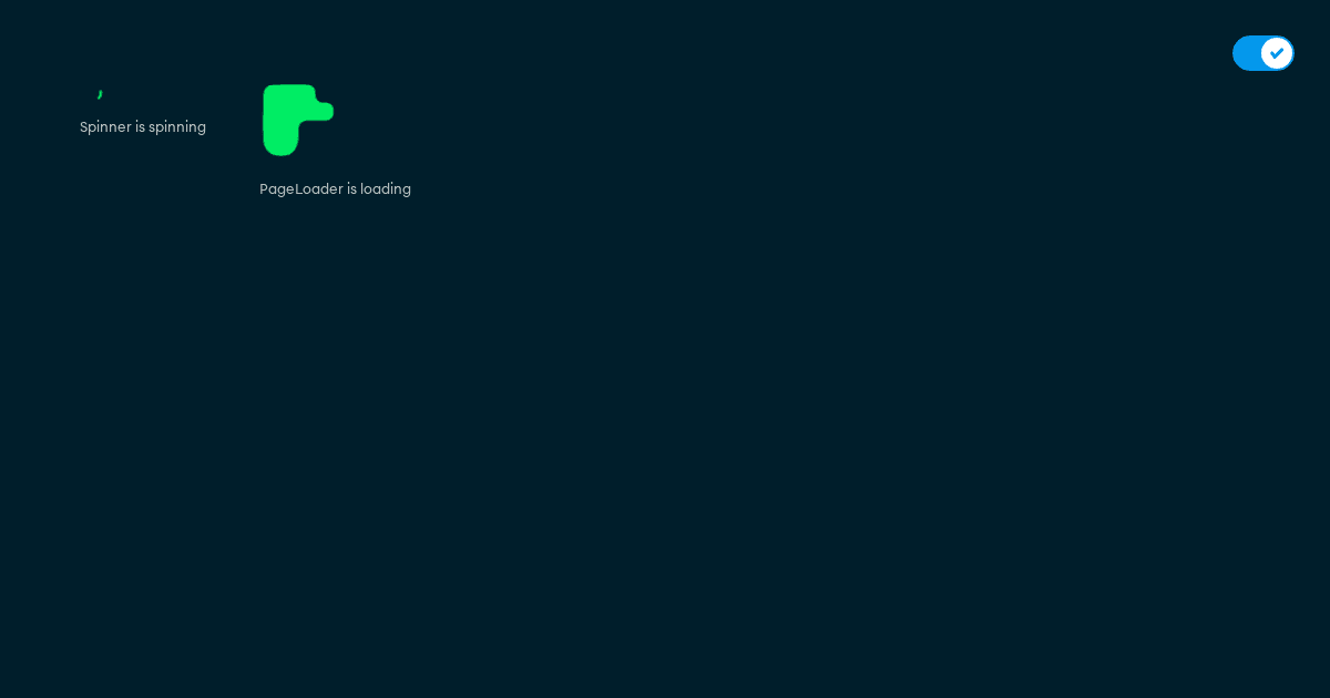 Loading Indicator Example - Codesandbox