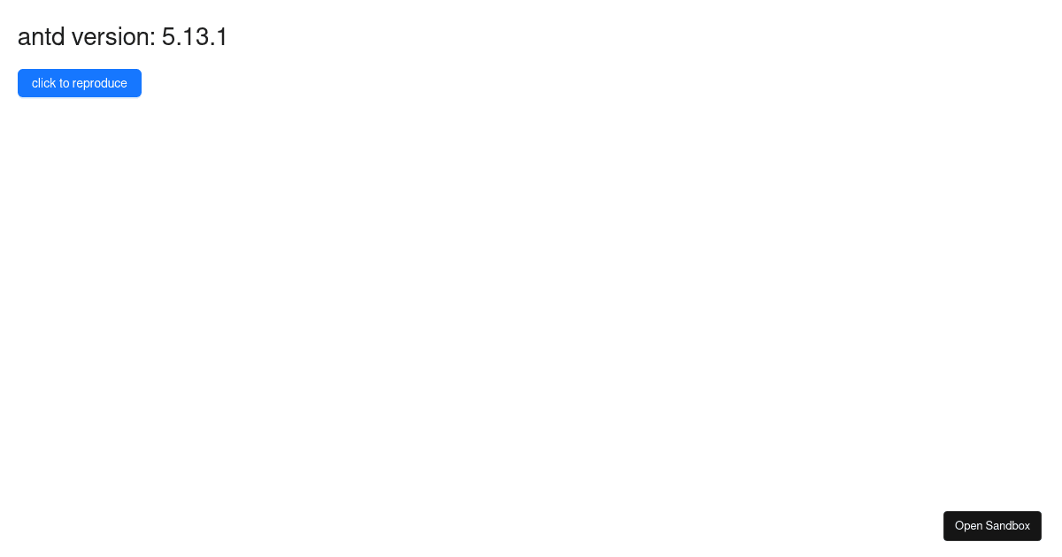 forked antd reproduction template (ModalFuncProps) - Codesandbox