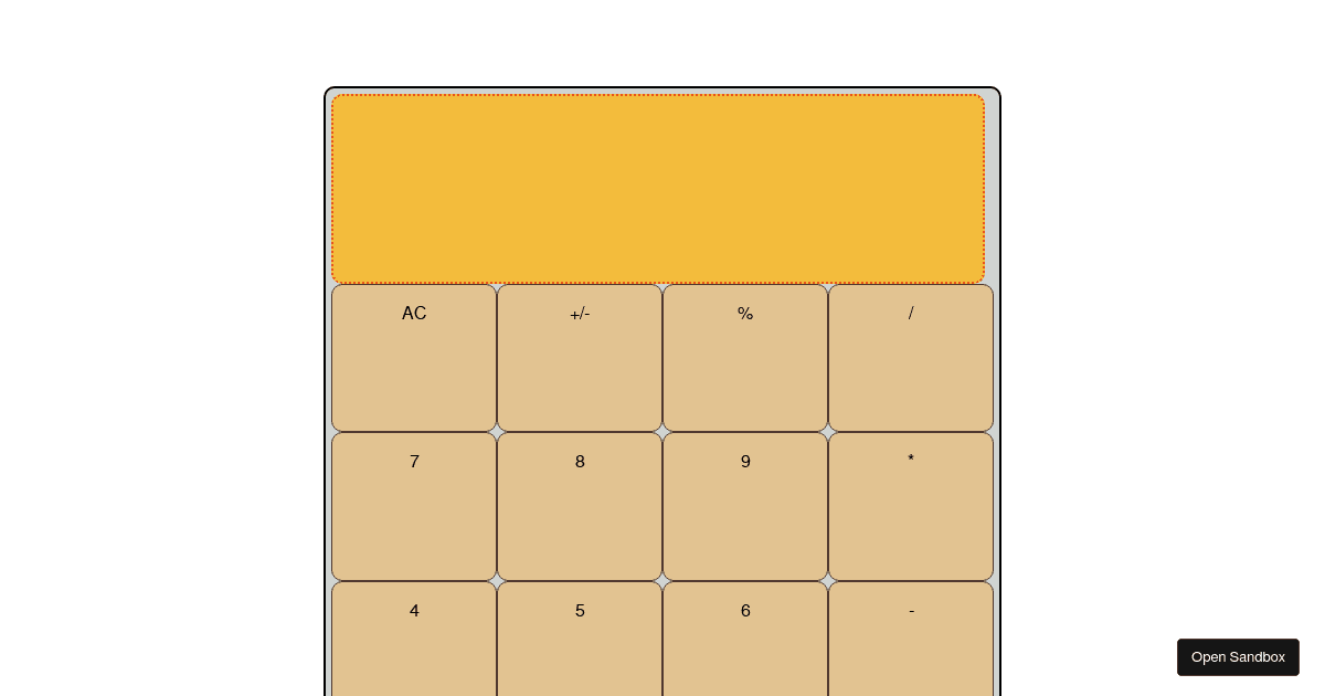 calculator-project - Codesandbox