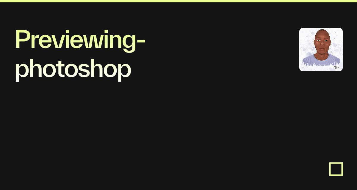 Previewing-photoshop - Codesandbox