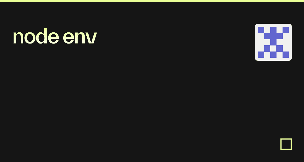 node env - Codesandbox