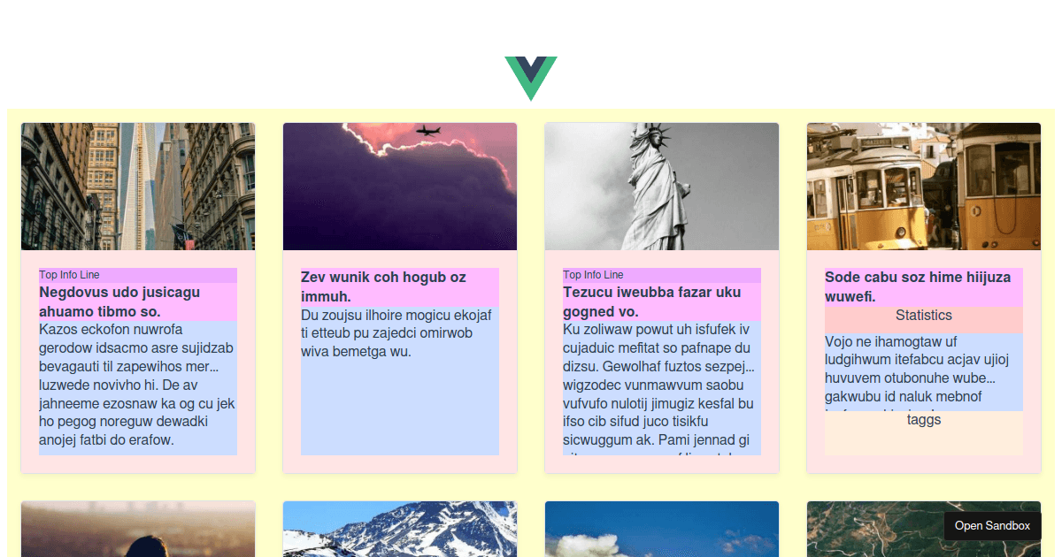 Flexbox Layout with Fixed Breakpoints - Codesandbox