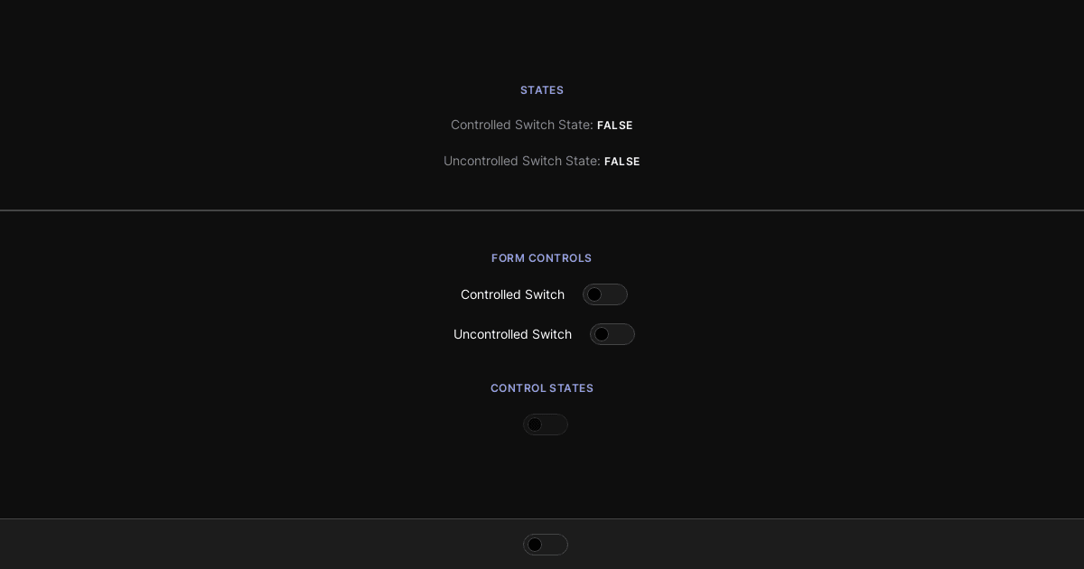 Switch - Codesandbox
