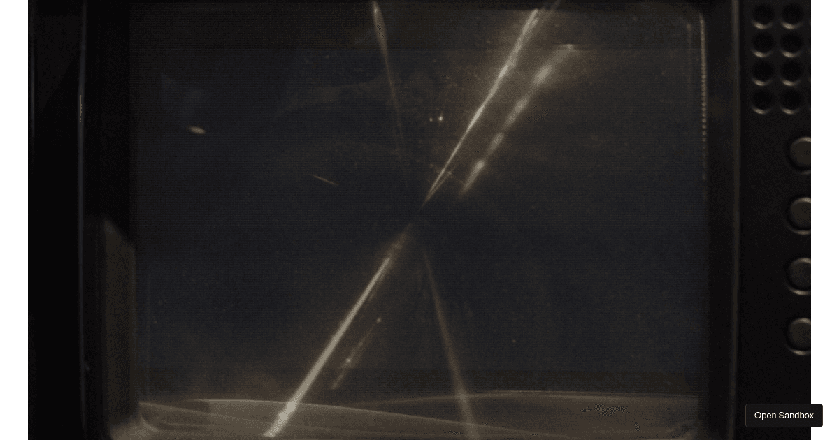 Scrolling video - Codesandbox