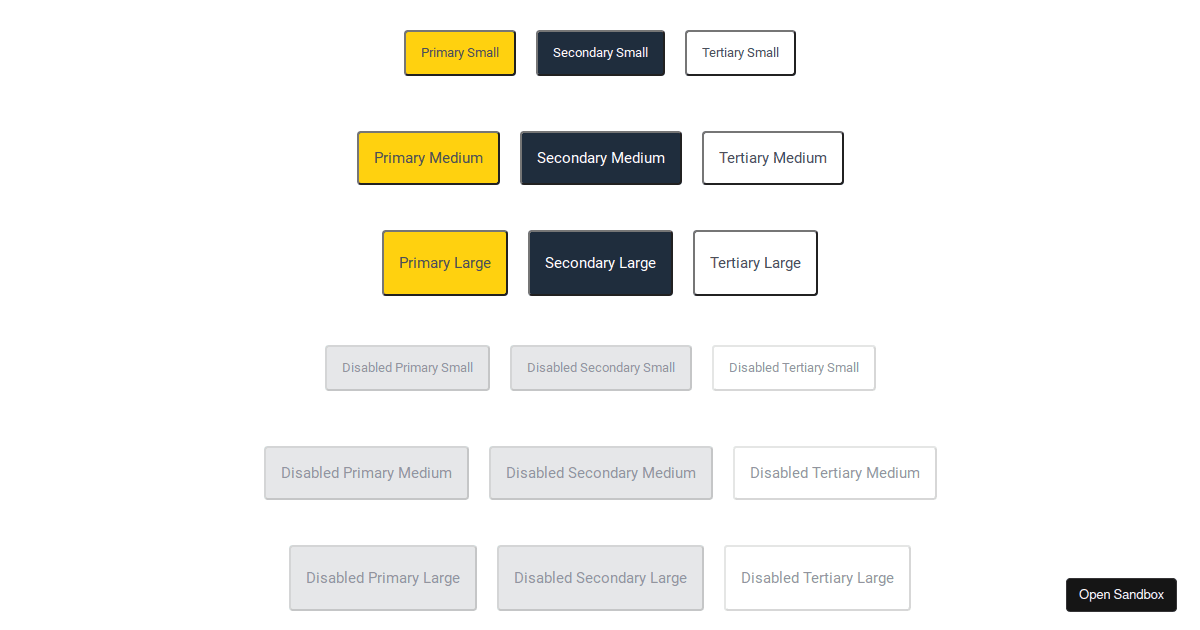 TypeStyle Example - Button component - Codesandbox