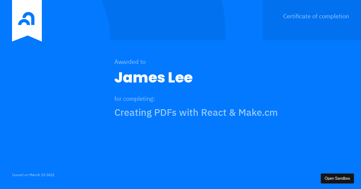 certificate-template - Codesandbox