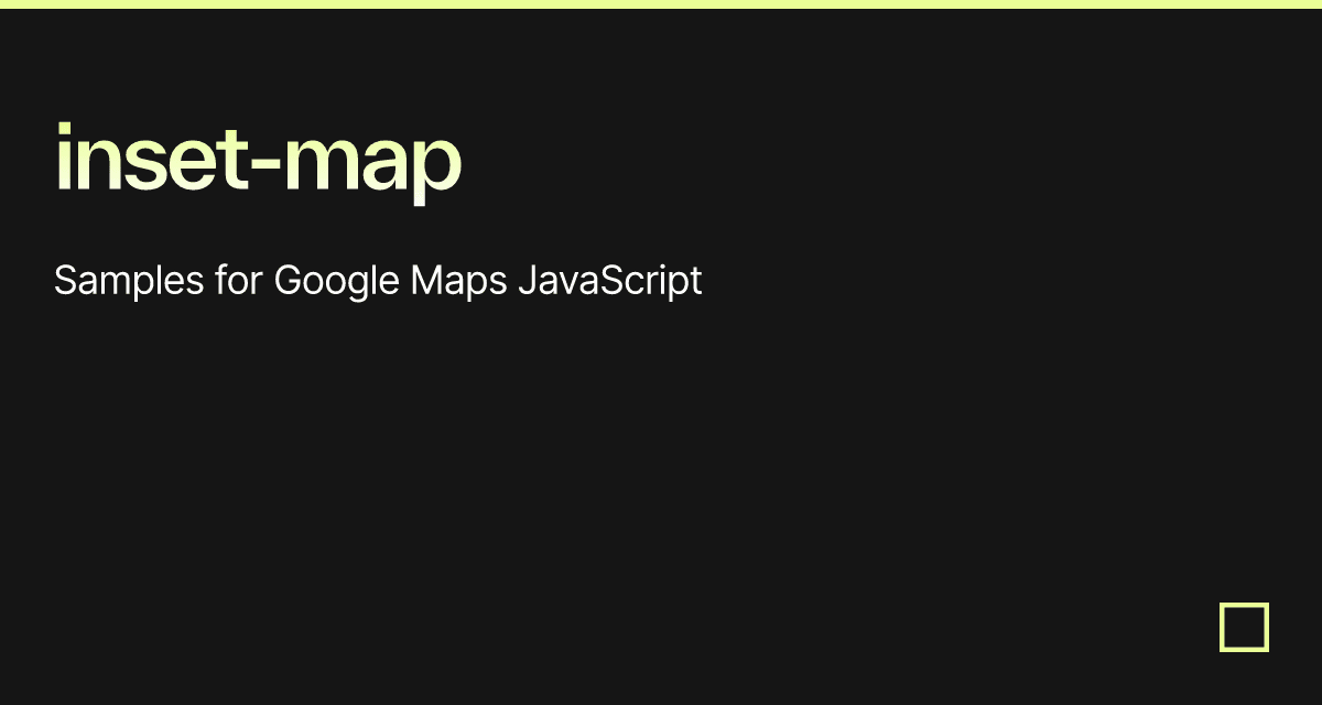 inset-map - Codesandbox