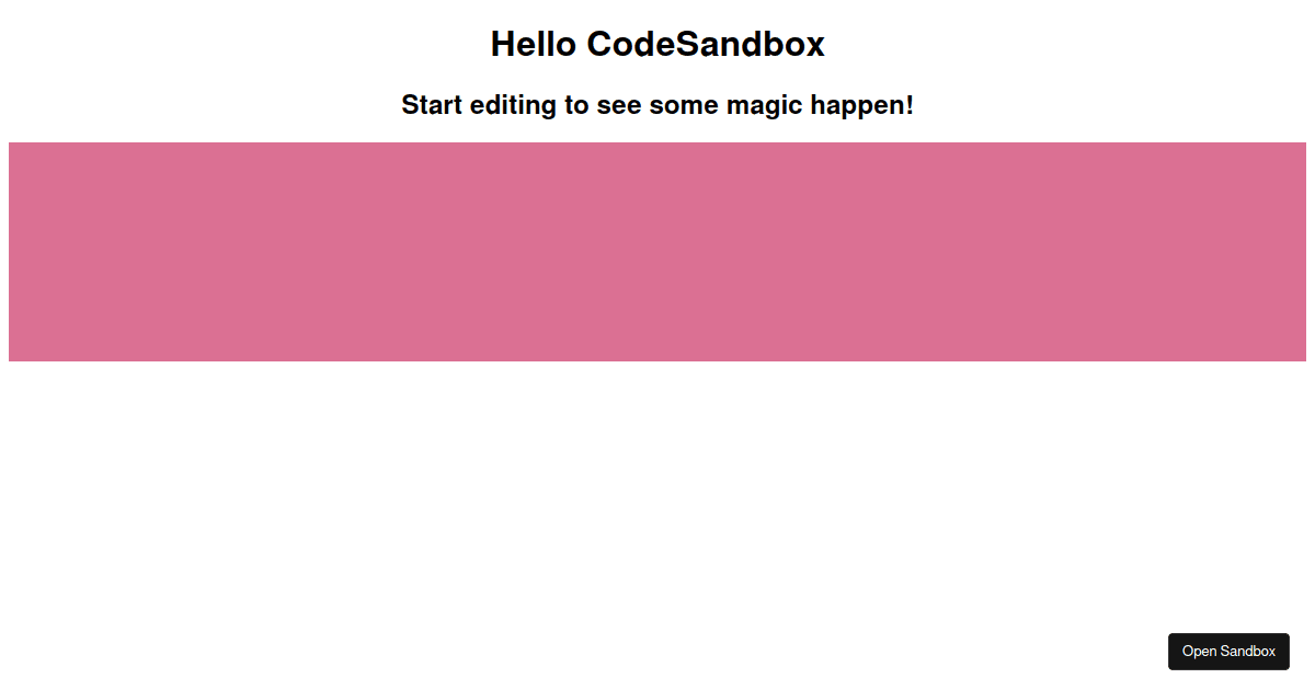 React Cursor Detection - Codesandbox