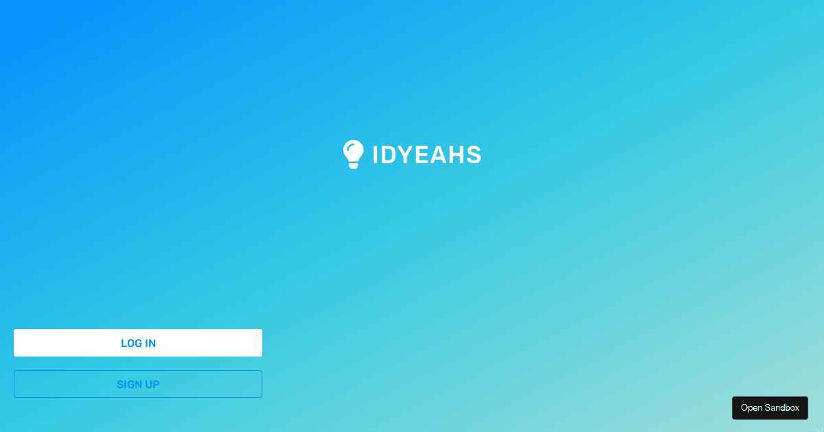 idyeahs - Codesandbox