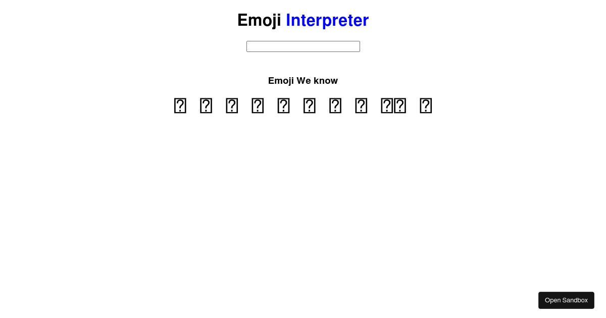 Shubhamkr2610/emoji - Codesandbox