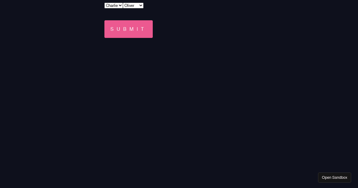 React Hook Form - watch - Codesandbox