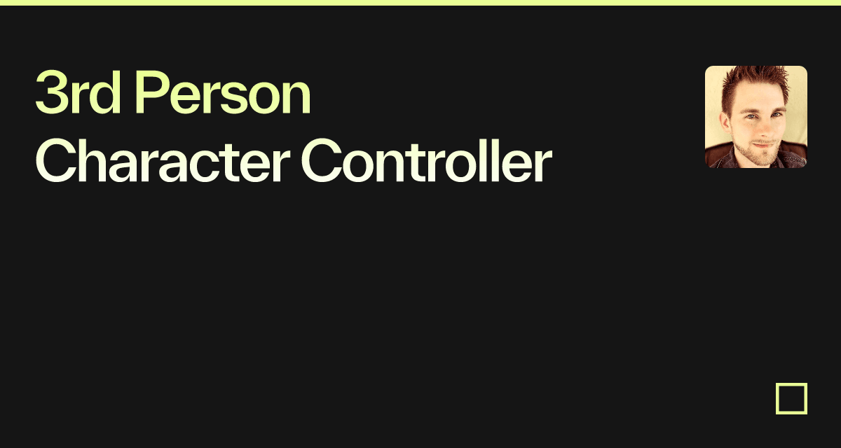 3rd Person Character Controller - Codesandbox