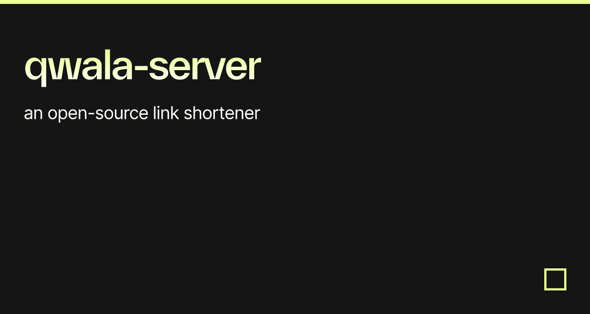 qwala-server - Codesandbox