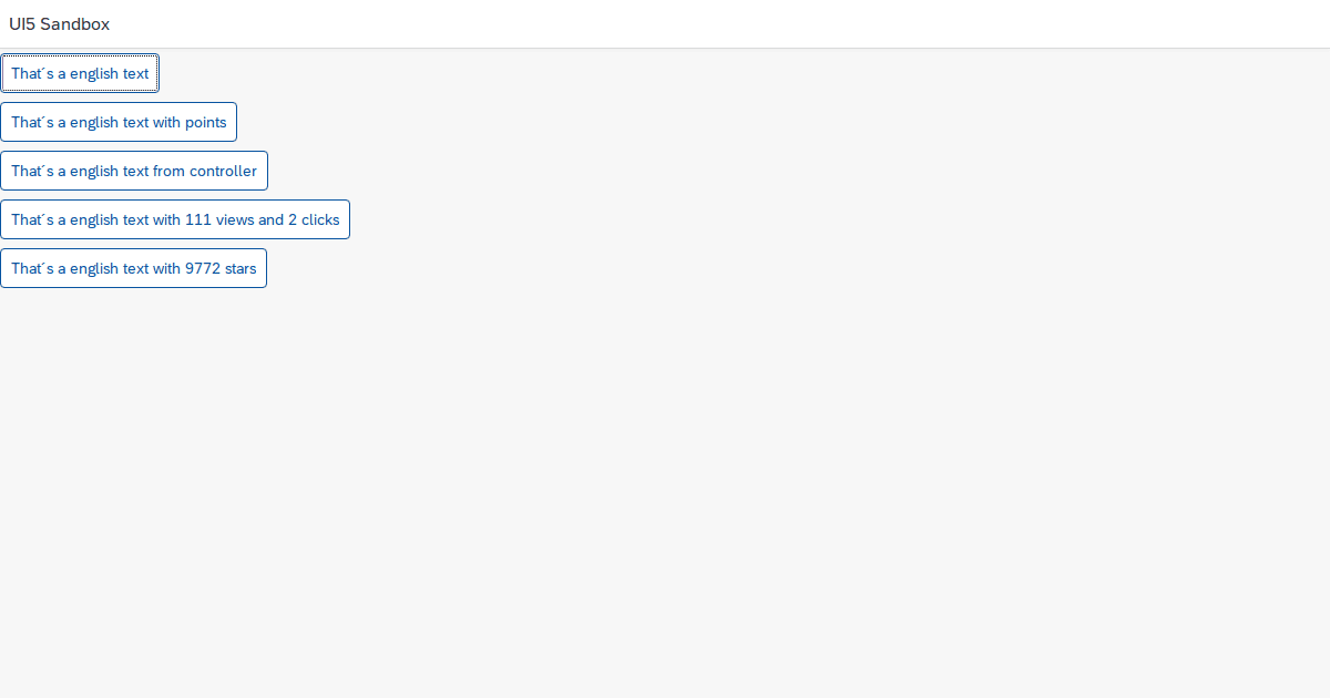 ui5-sandbox - Codesandbox
