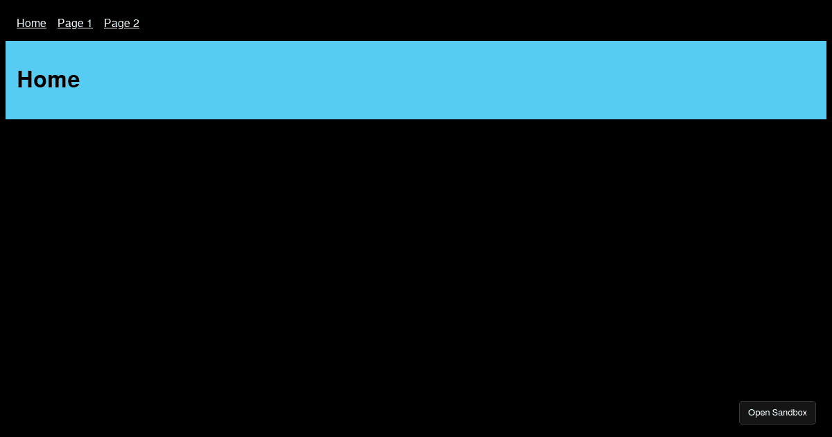 animxyz-react-router - Codesandbox