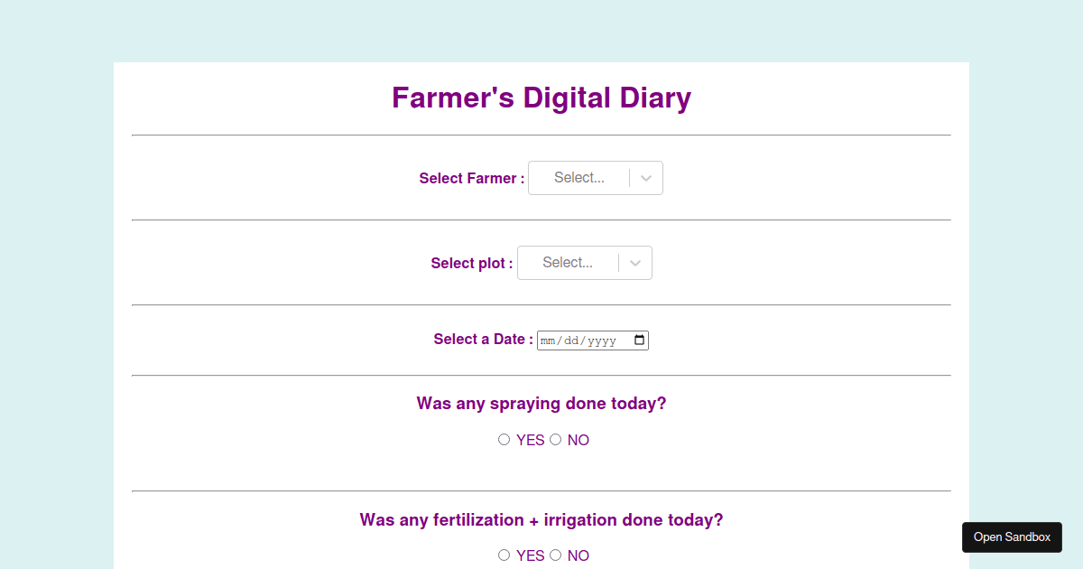 digital-diary - Codesandbox