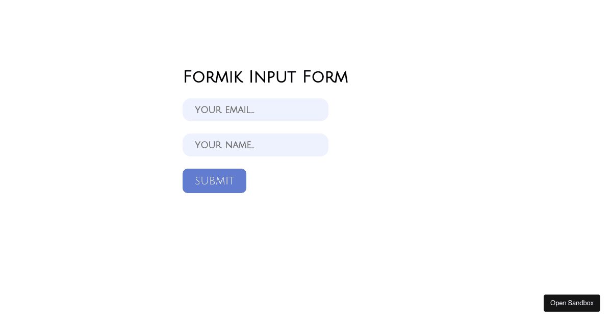 formik-example - Codesandbox