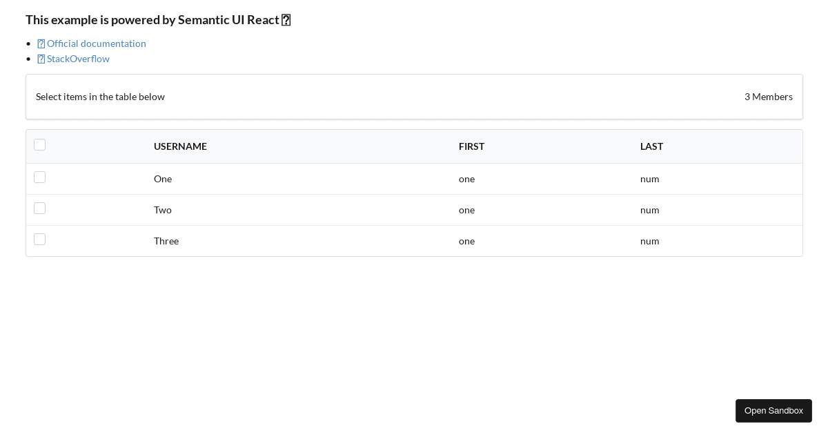 semantic-ui-example - Codesandbox