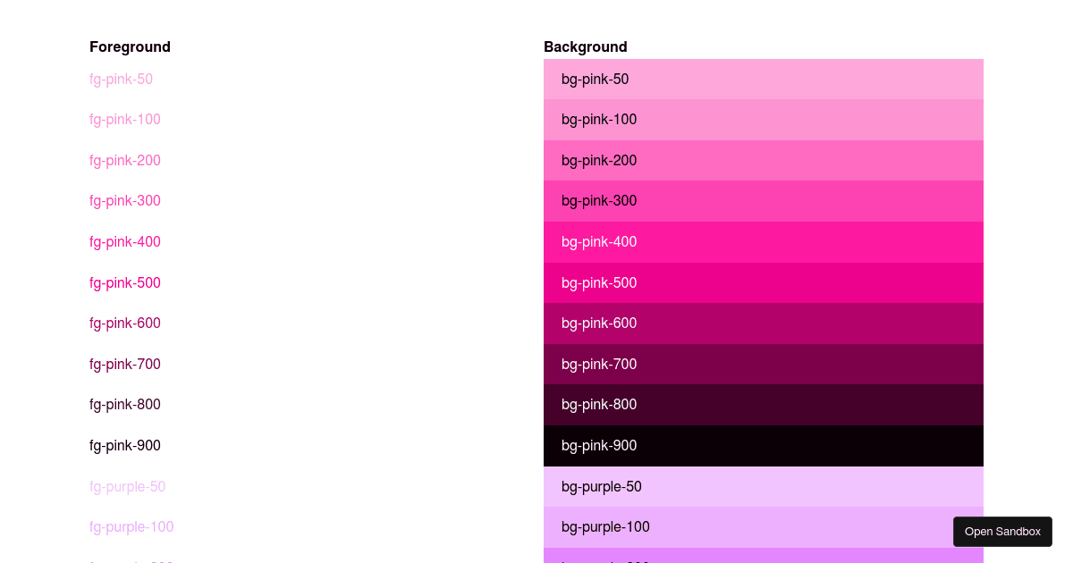 Base Layers → Custom Colour Palette - Codesandbox